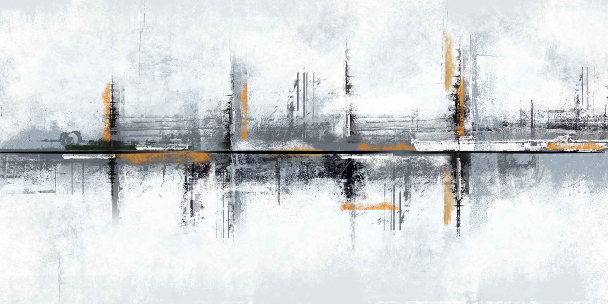 Фотообои Картина в порту 270х600 см