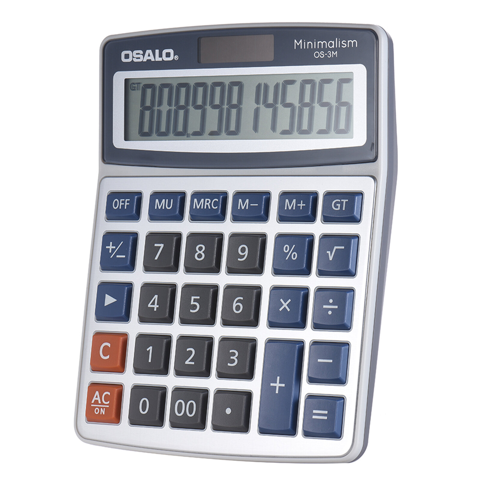 Стандартная функция Настольный электронный калькулятор 12 цифр Большой дисплей