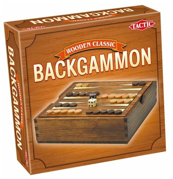 Настольная игра Tactic Games Нарды-мини компактные на двух игроков