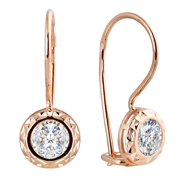 Серьги, золото, 585 проба