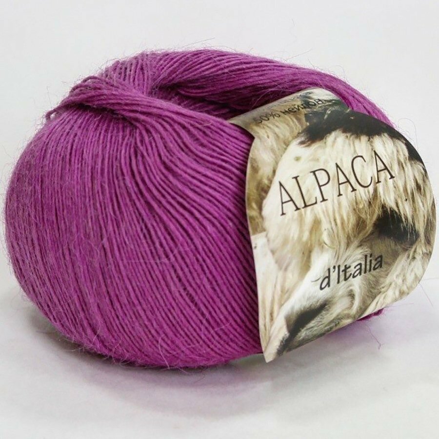 Пряжа Seam ALPACA D’ITALIA 11 фуксия (5 мотков)
