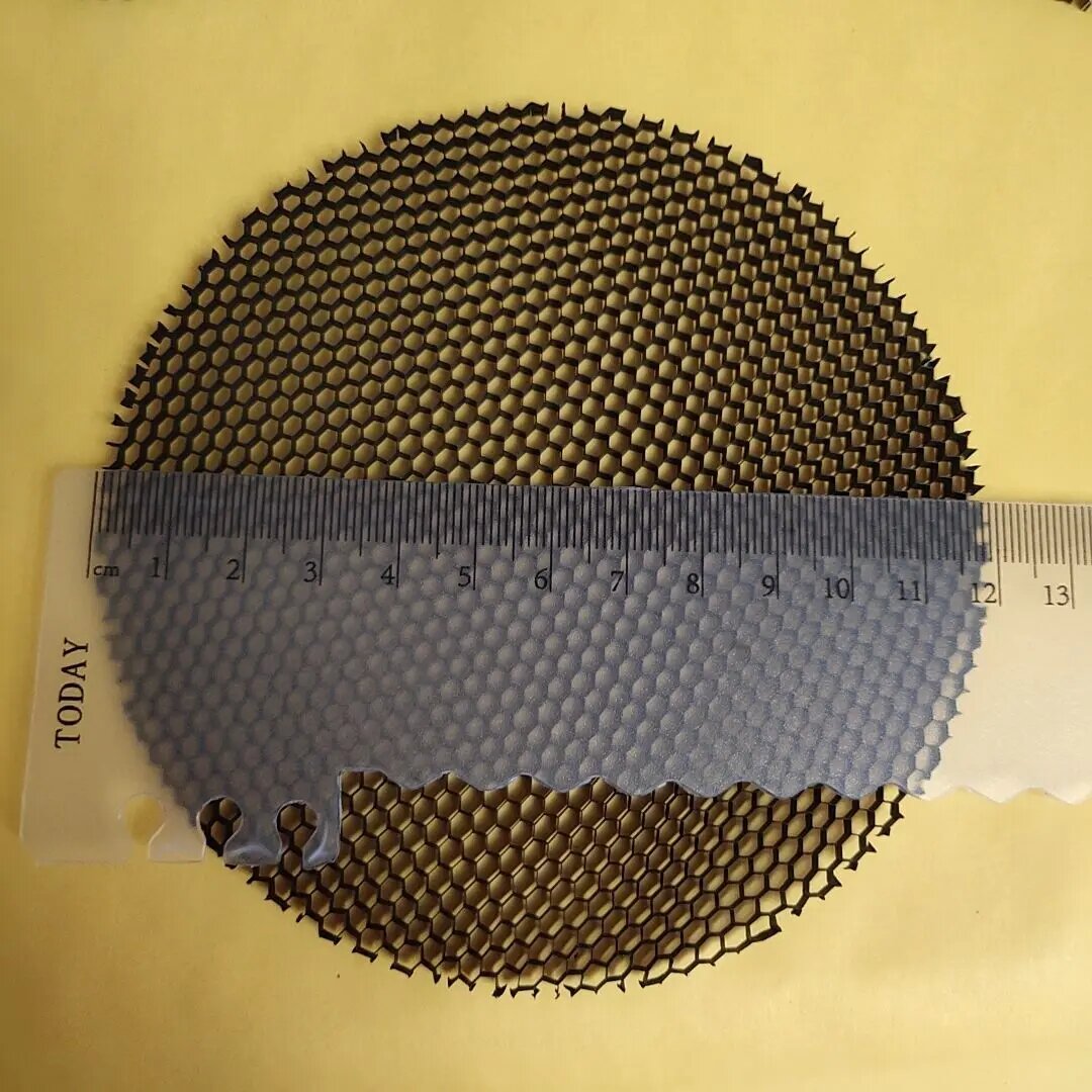 Абажур светодиодный алюминиевый черный 55mm