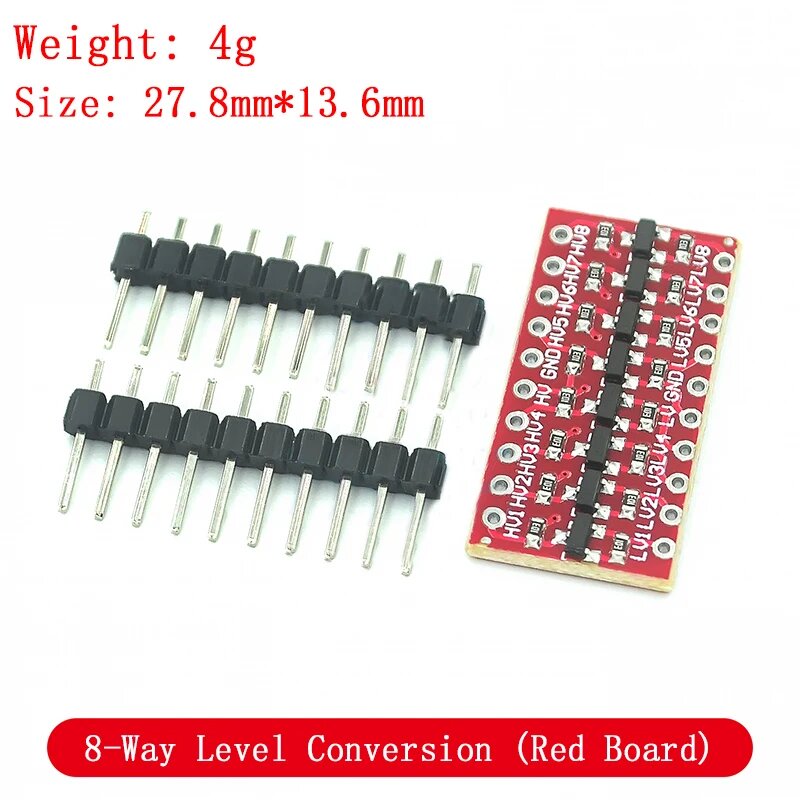 8-Way Level Conversion (Red Board)