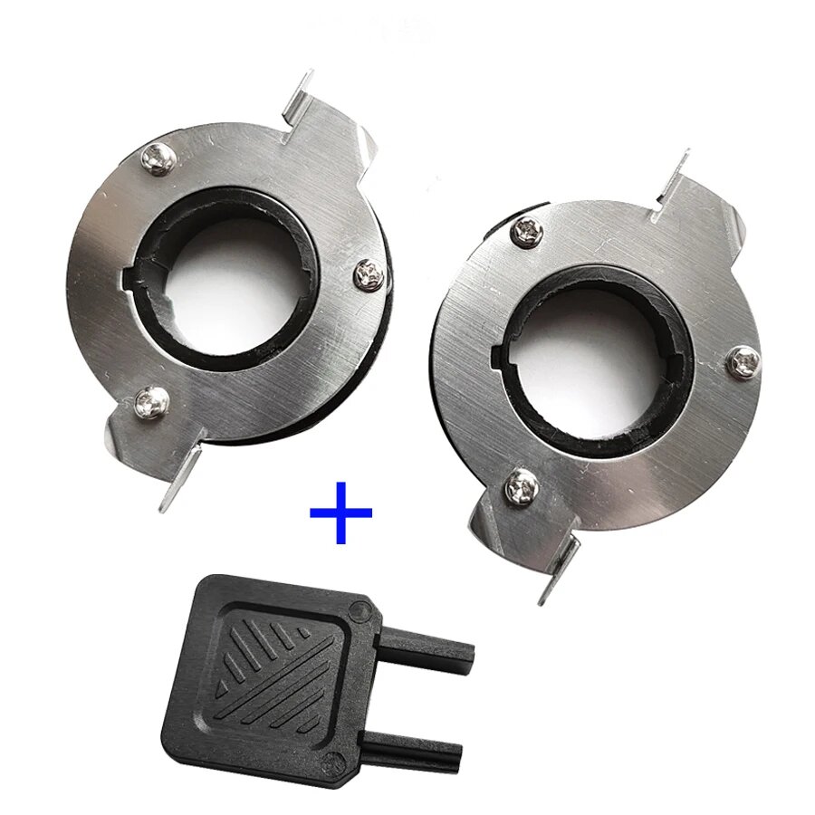 NHAUTP 3 шт./компл. держатель светодиодного адаптера H7 для Mercedes Benz BMW Buick VW Tiguan Jetta Polo Magotan Bora, лампы для фар + вставной ключ