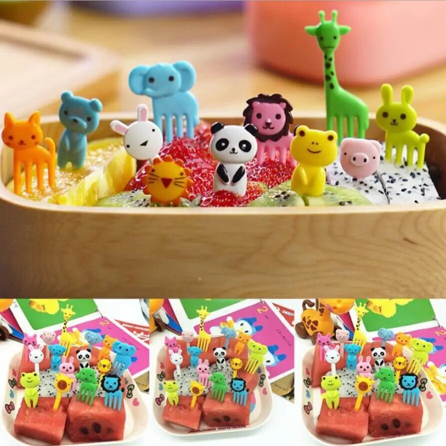 Детские силиконовые вилки XUNYI feeding, 10 шт.