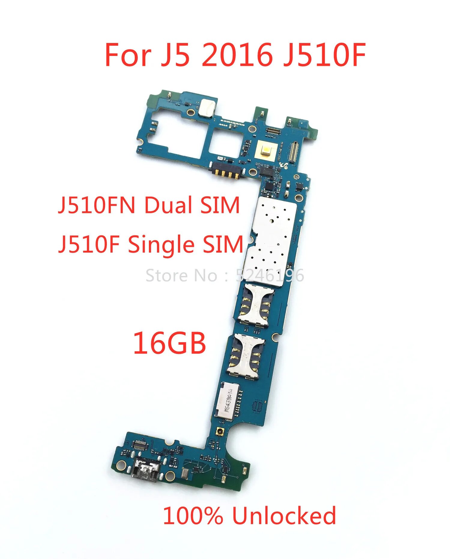 Материнская плата Samsung Galaxy J5 2016 J510F Dual SIM 16GB
