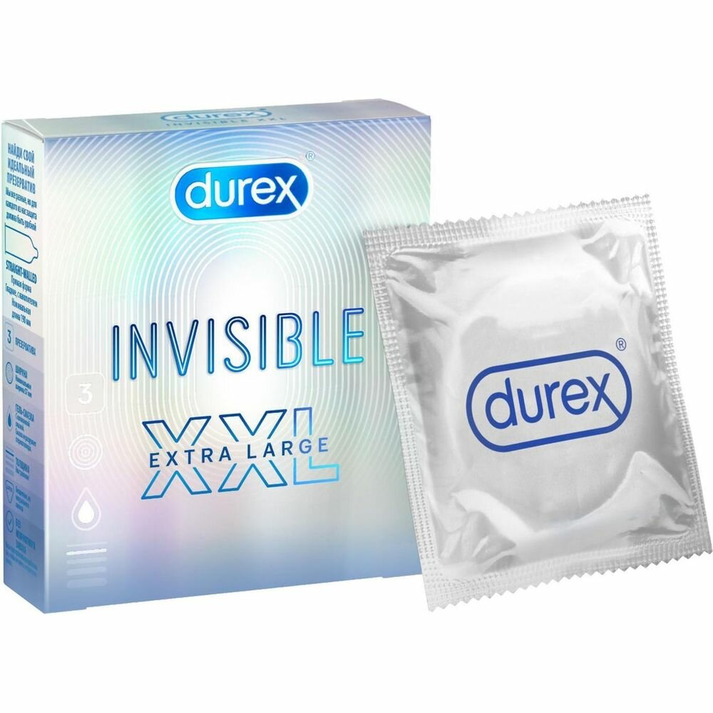 DUREX презервативы Invisible XXL N3