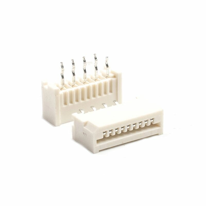 Коннектор для FFC FPC шлейфа 9Pin шаг 1.25mm вертикальная дислокация 1шт