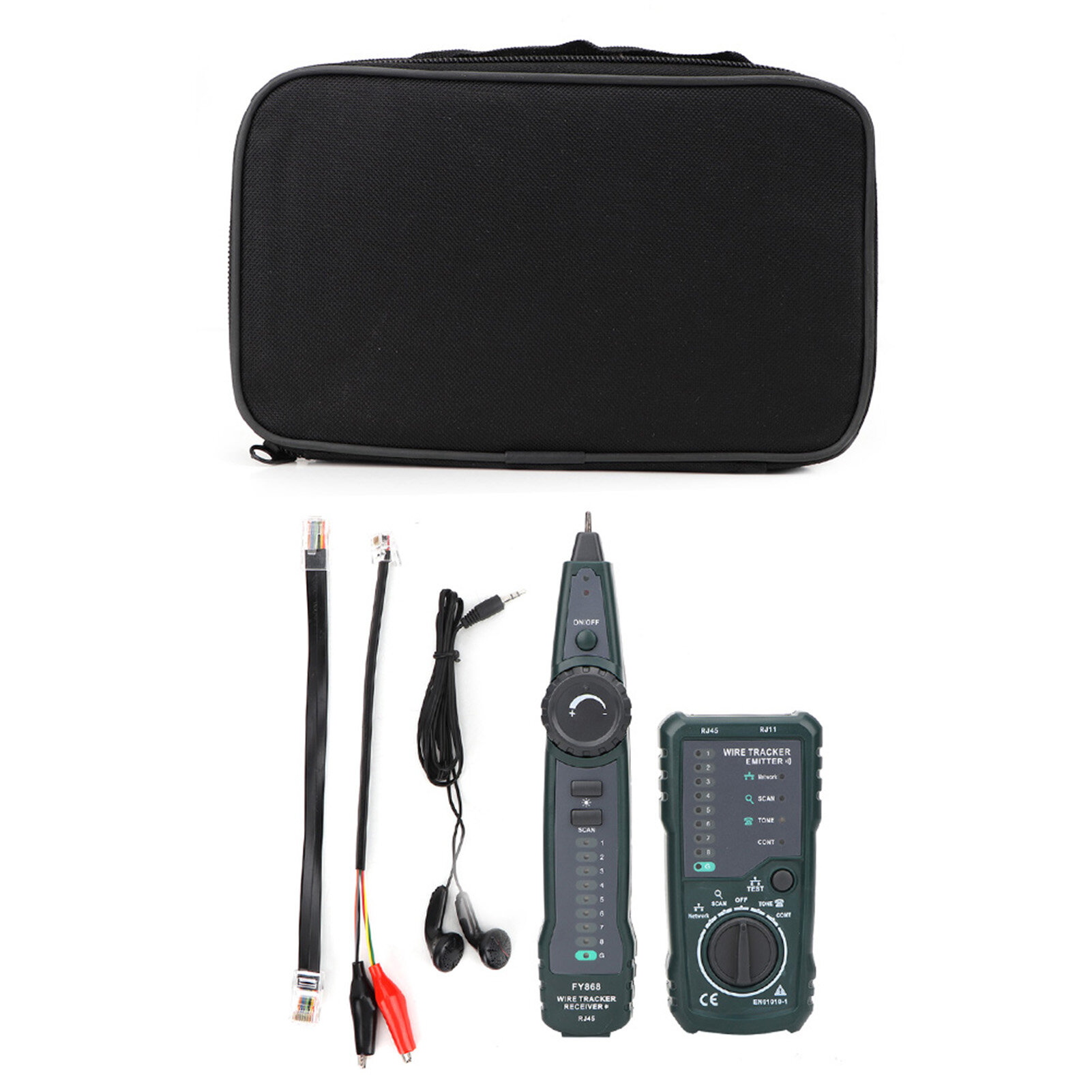 Комплект телефона FY868 телезная сетированных кабелер RJ45 RJ11 LAN Tracker Tracker Комплект