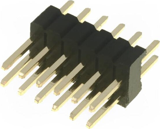 Штыревая планка CONNFLY DS1031-06-2*6P8BV-4-1 Штыревая планка штыревой "папа" PIN 12 прямой 1,27мм THT 2x6 1шт