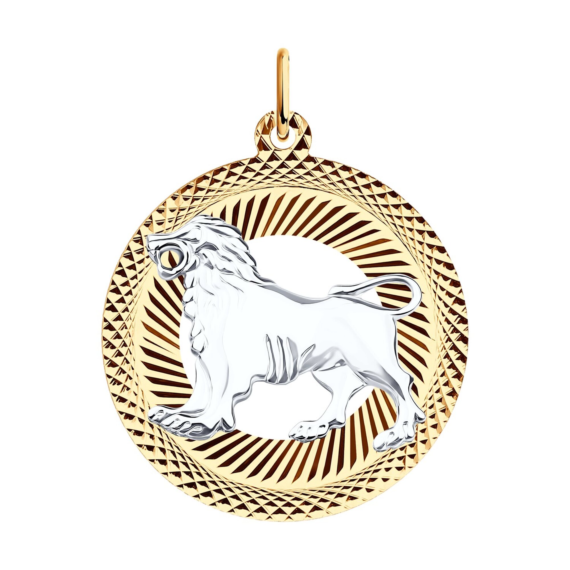 Подвеска, красное золото, 585 проба