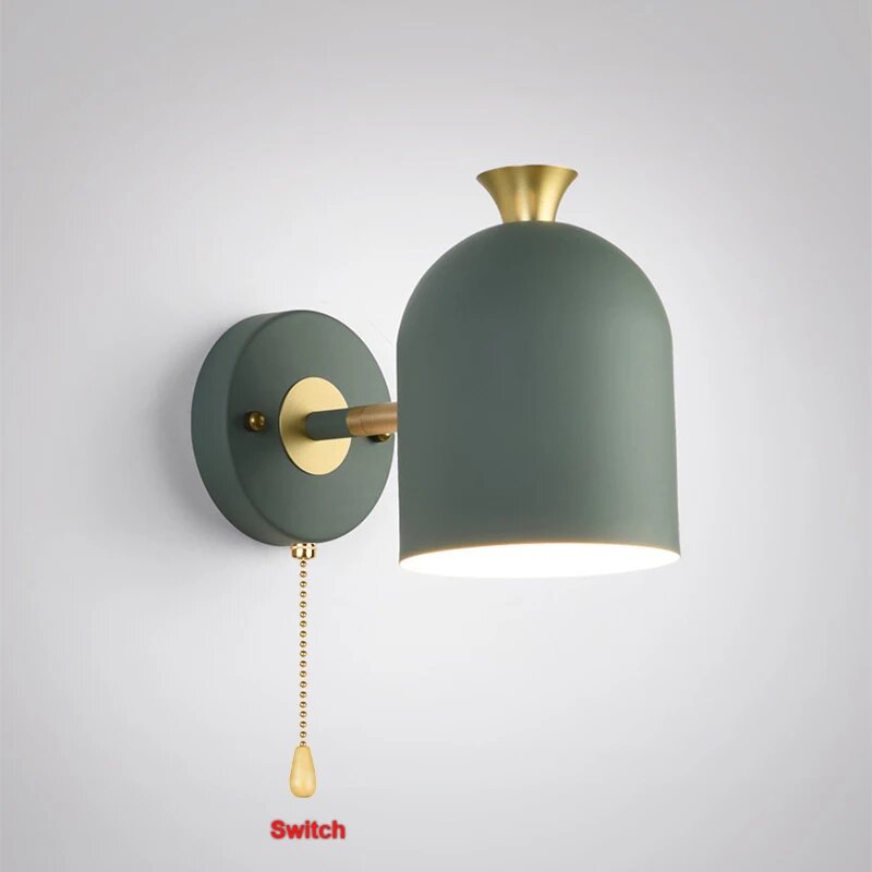 Настенный светильник KINLAMS Simplicity E27 LED розового цвета