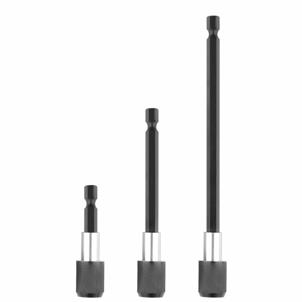 Магнитный держатель бит для шуруповерта с быстрой сменой 60 мм и шестигранным хвостовиком 6.35 мм 1/4 дюйма