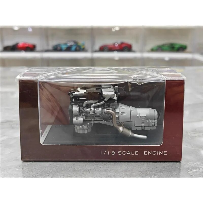 MOTORHELIX 2024 1:18 HEC ENGINE модель легированного автомобильного двигателя, Mercedes-Benz W221