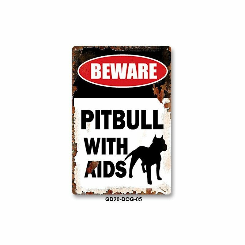 10 шт./лот. Предупреждающий знак «Осторожно, питбуль!» — самоклеящаяся виниловая наклейка, предупреждение о безопасности собак для домов, дворов, ворот и имущества.