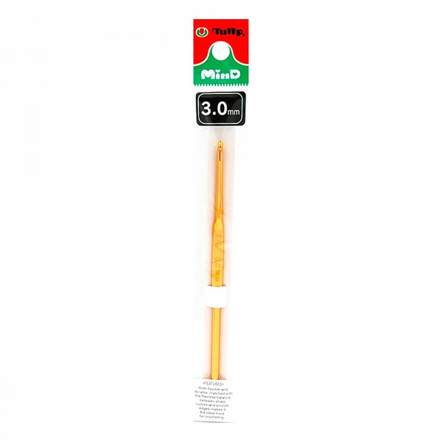 Крючок для вязания MinD 3мм, Tulip, TA-0023e