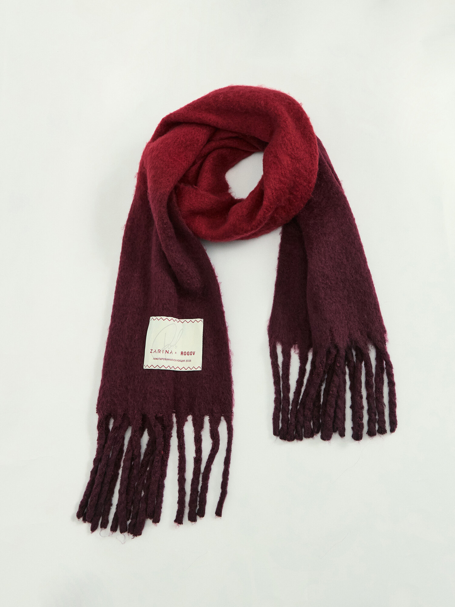 Шарф с градиентом