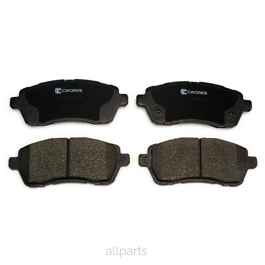 CWORKS C11CR0080 Тормозные колодки передние, Low Metallic