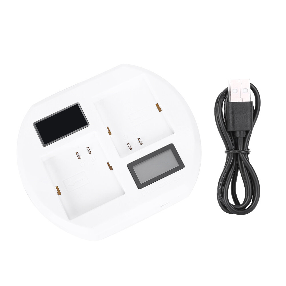SEIVI Video Camera USB Battery Fast Charger for Arlo Pro 2/Pro/walk Light Dual Charge LCD Smart Base