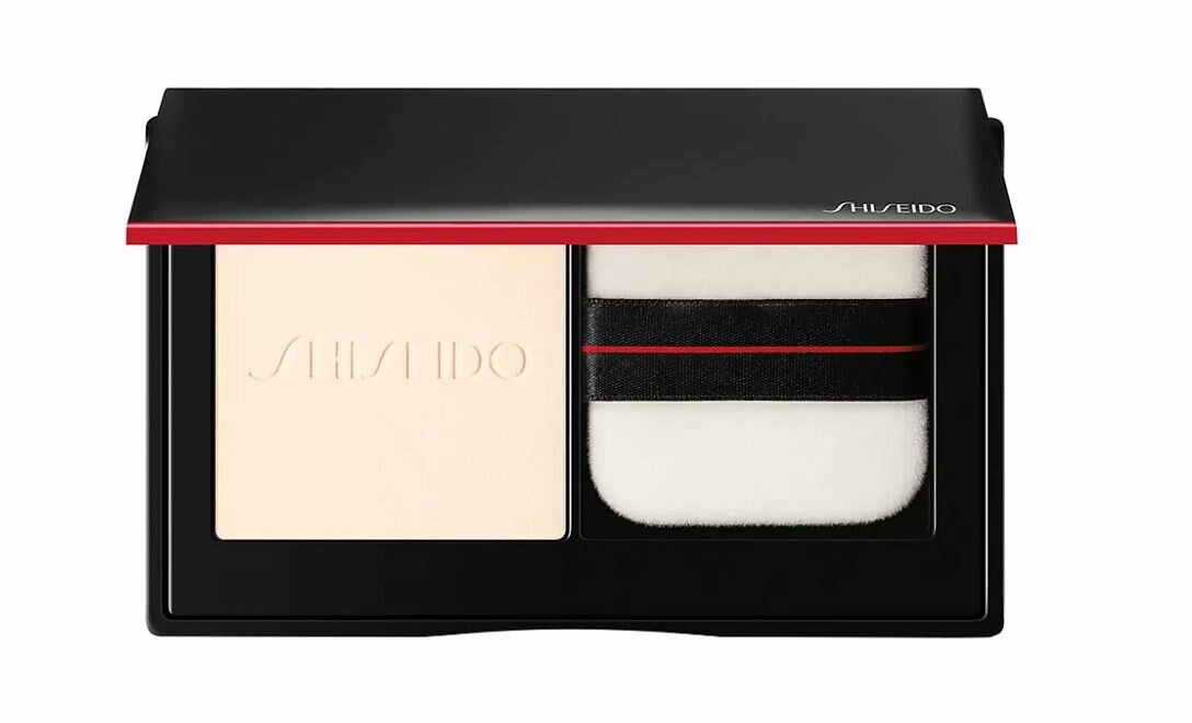 SHISEIDO Synchro Skin Пудра компактная с шелковистой текстурой невидимая, 10 г, Transluscent Matte