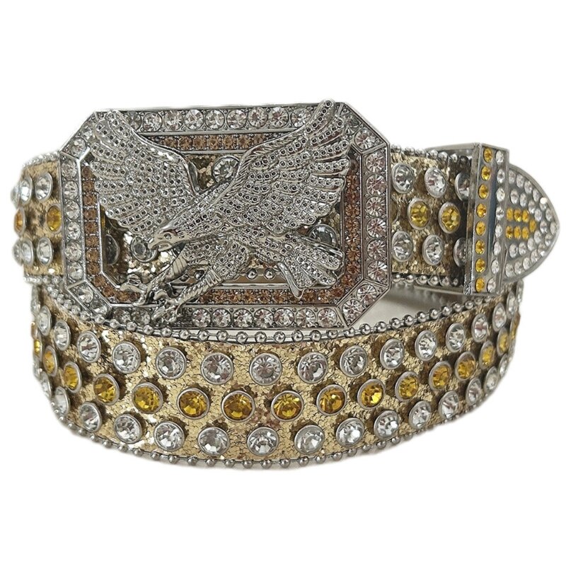 Цепной пояс с камнями