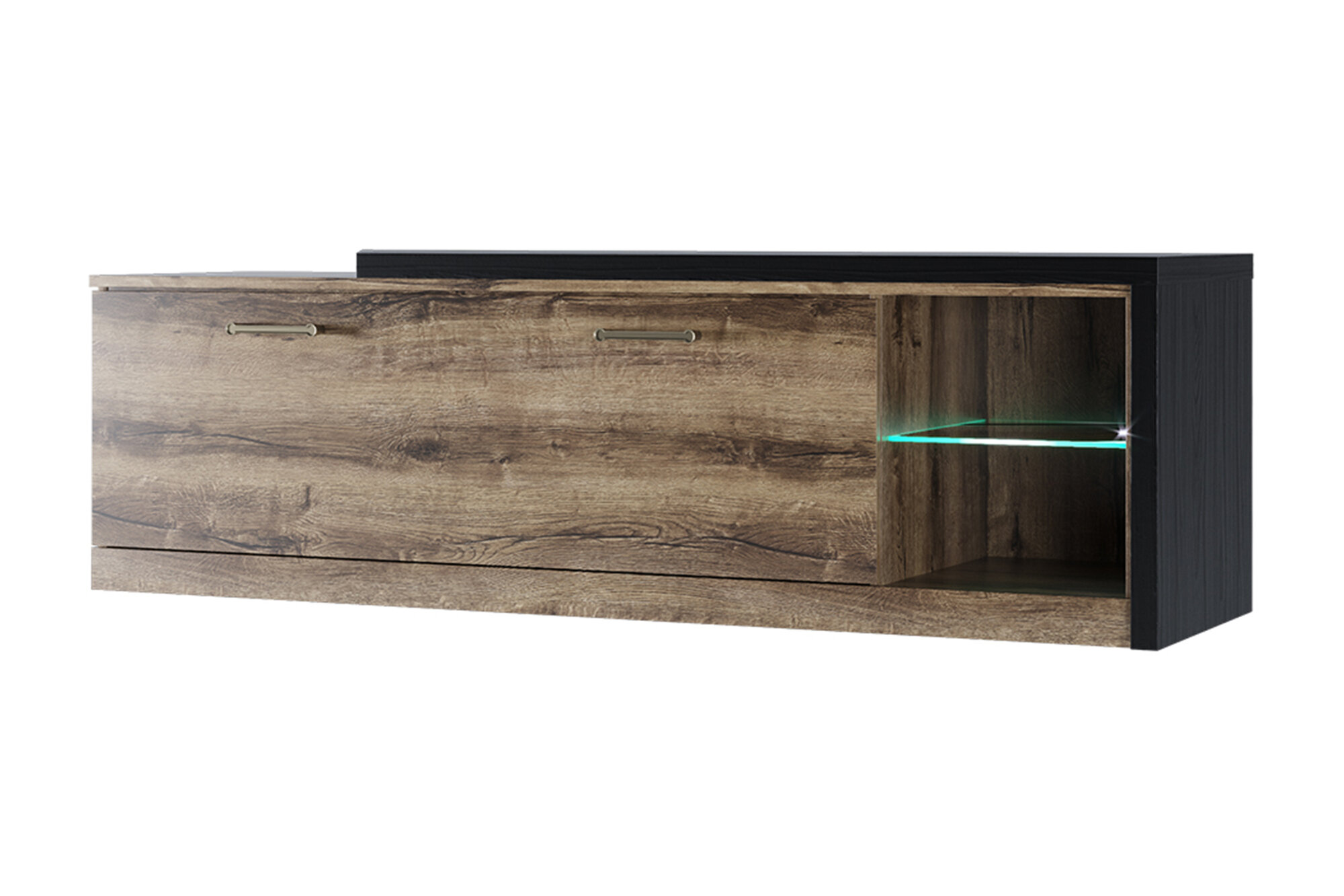 Тумба под телевизор Нонтон Jagger, 157x43x45 см, дуб монастырский