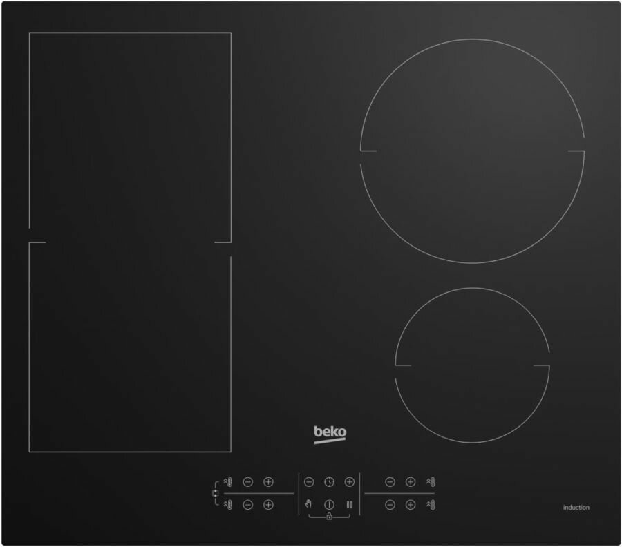Варочная панель индукционная Beko HII64200FMTZG, серый