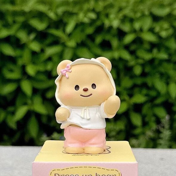 Мягкая игрушка Butter Bear: популярная коллекционная кукла-сюрприз в коробке, милый настольный декор, подарок для