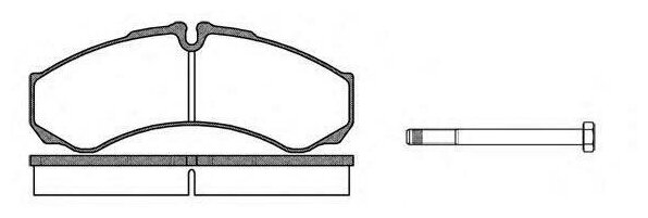 265100 Тормозные колодки Road House, дисковые, передние