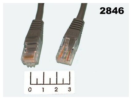 Шнур 8P8C-8P8C (RJ-45) 15м Cablexpert (патч-корд) (UTP) (PP12-15)