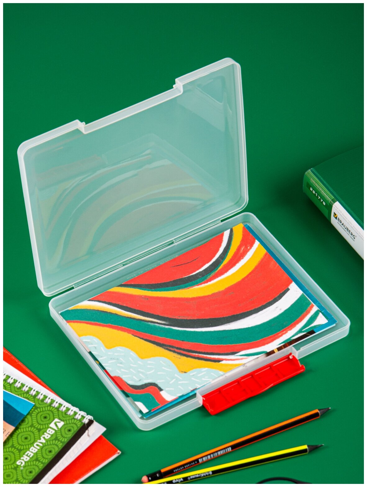 IZUMI / Органайзер красный для файлов А5 22,6*17,6*2,5 см