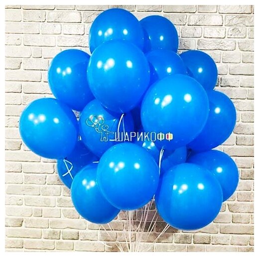 Букет из шаров синего цвета