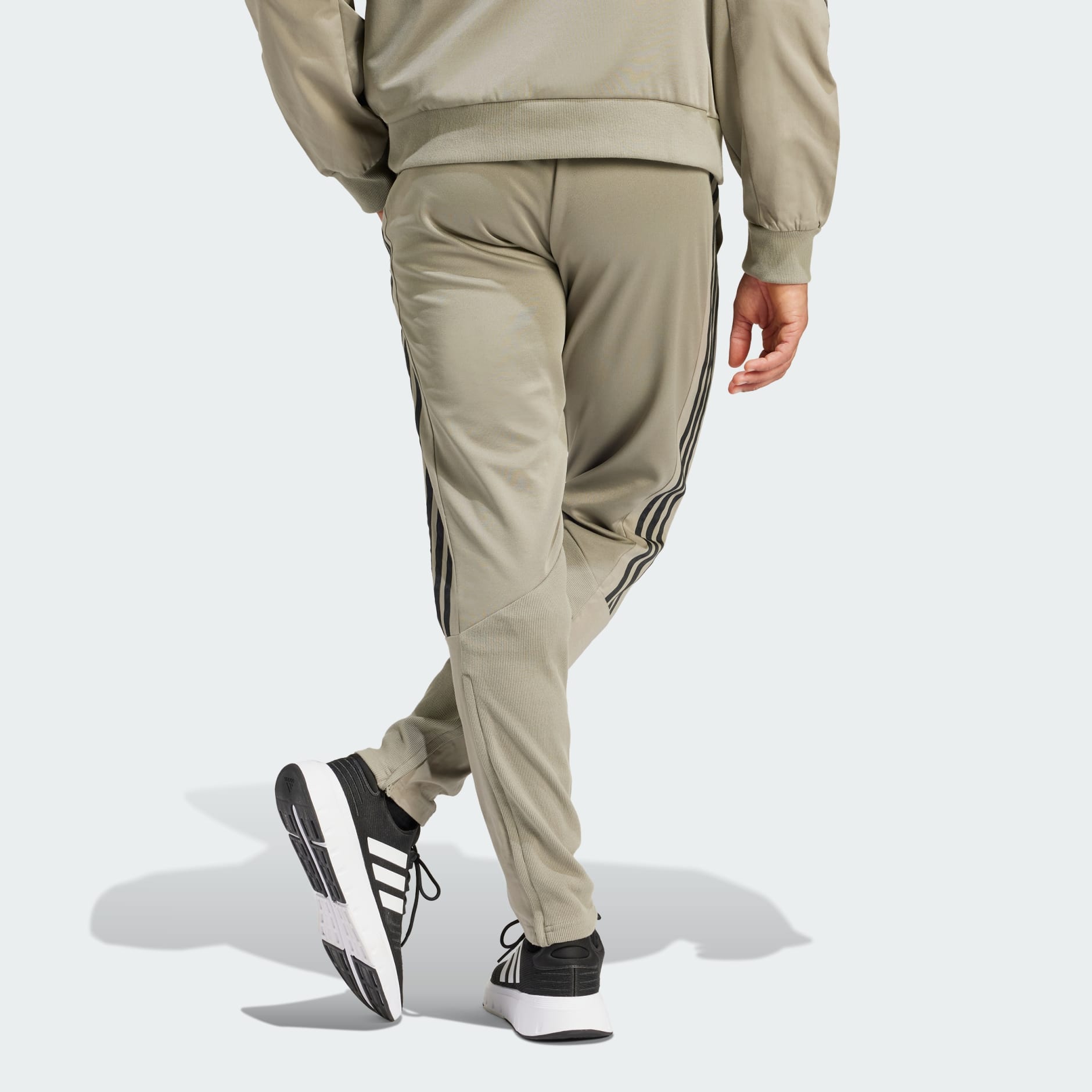 Брюки adidas Tiro Material Mix, размер L, светло-зеленый — фото 1