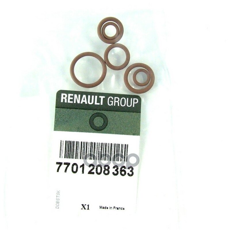 Уплотнения системы кондиционера комплект RENAULT арт. 7701208363