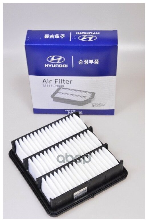 Сменный фильтрующий бумажный элемент для воздушного фильтра двигателя Hyundai Kia 28113-2H000