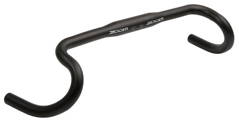 Руль 5-403980 GRAVEL алюминиевый баран 31.8x400х83х107мм DR-AL-311BTFOV (ISO-R) черный матовый ZOOM