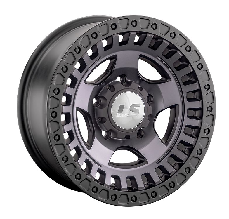 Диск LS 1351 8,5x17 5/150 конус ET15 110,1 BR+BK