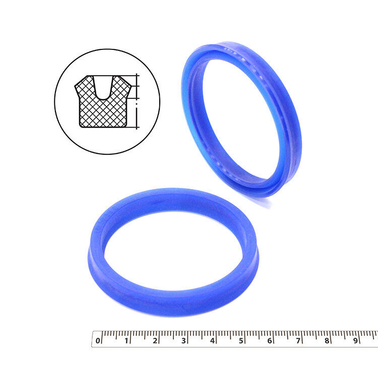 Манжета гидравлическая 50х58х8 (манжета цилиндра 58*50*8) тип UN PU (полиуретан)