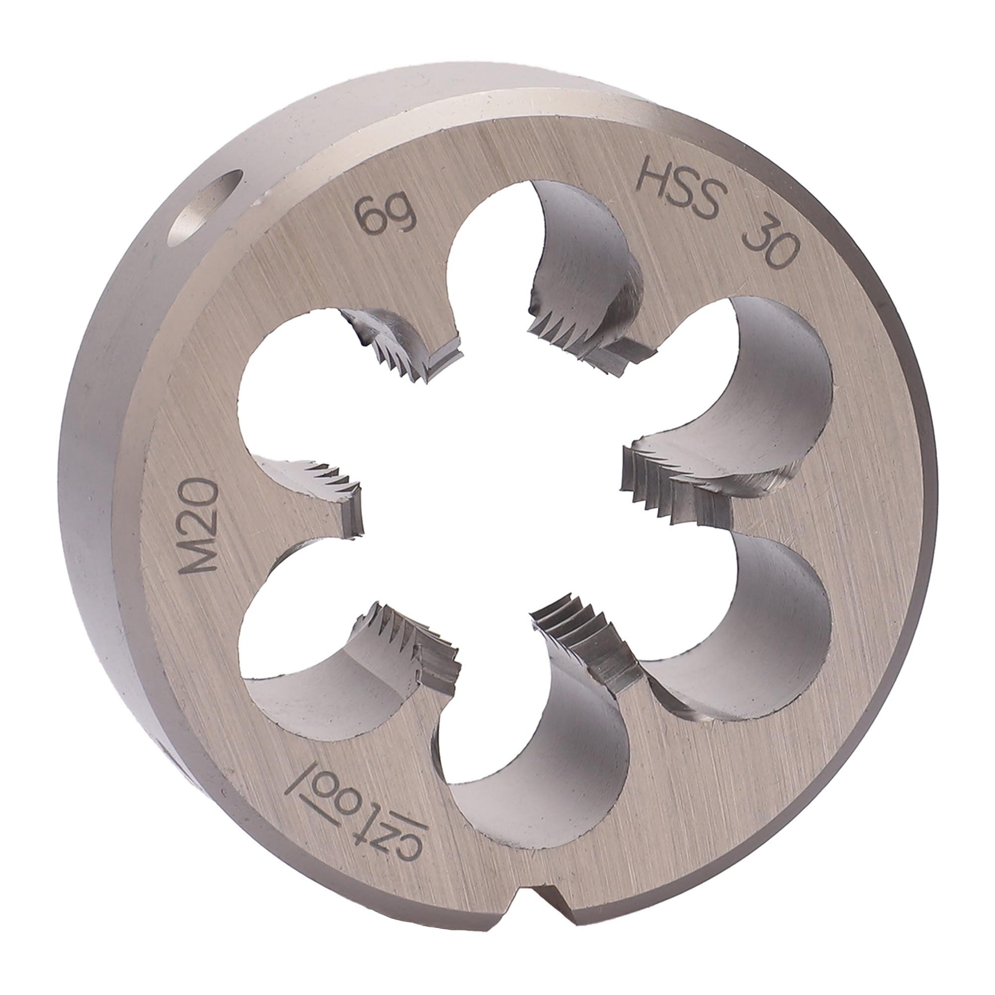 Плашка с стружколомом Bucovice Tools М20х2,5 HSS DIN EN 22568 6g 45х18мм 270200