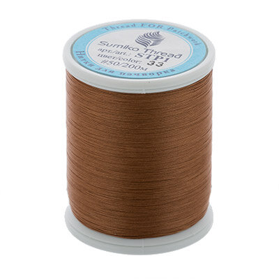 Нитки "SumikoThread" для пэчворка STP1 50 100% хлопок 219 я 200 м №33 медный