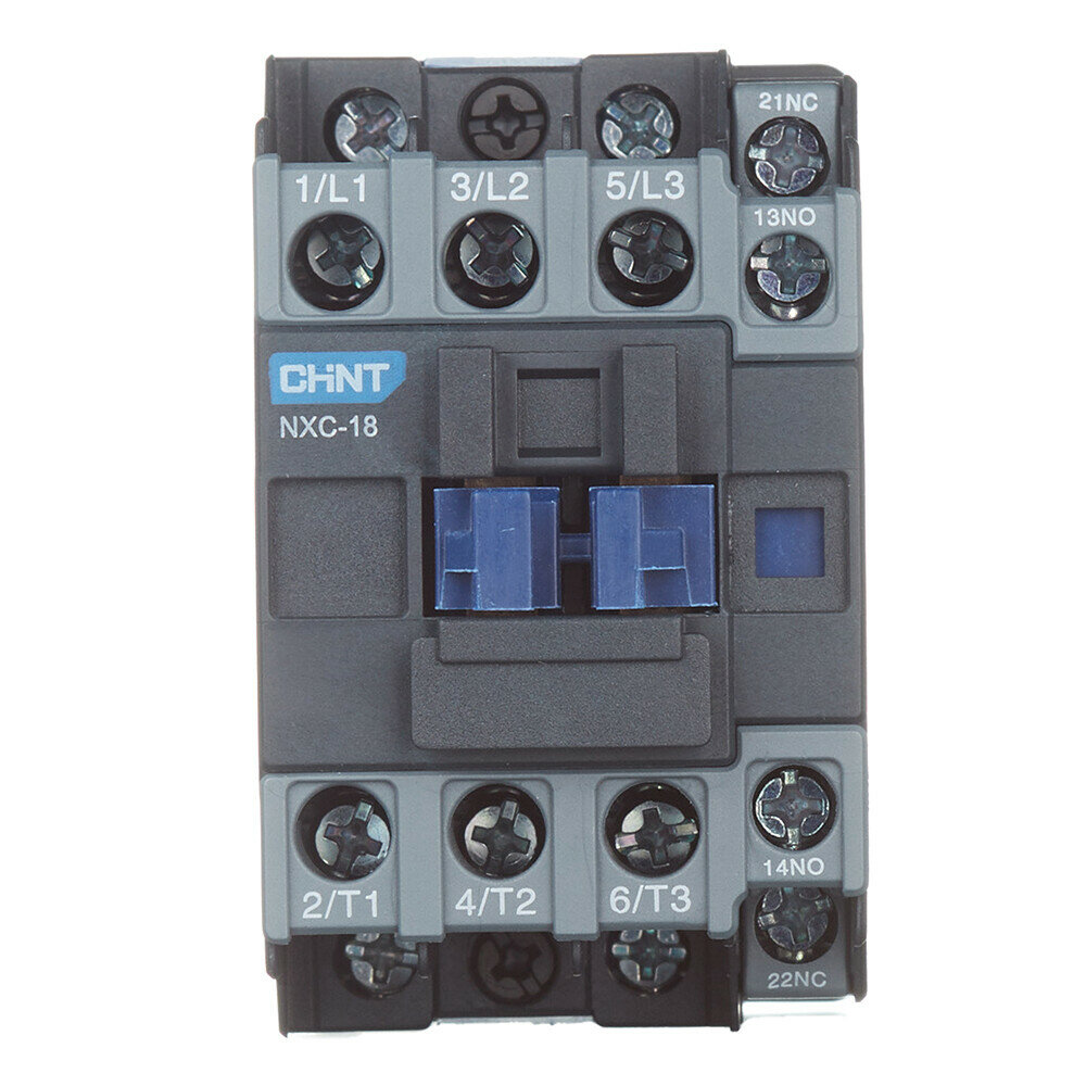 Контактор модульный Chint NXC-18 220 В 18 А тип AC 1НО+1НЗ (836904) Chint 836904