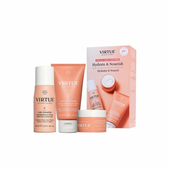 Virtue Косметический набор для волос Curl Discovery Kit, 135 мл
