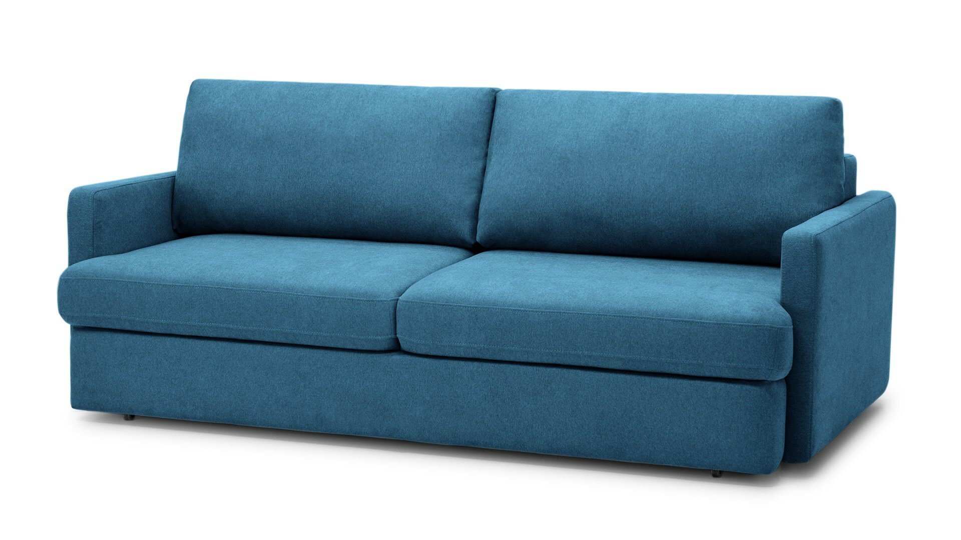 Диван Стелф Vivaldi 13 NEW 210x109x90 см, синий Велюр, еврокнижка GOODFORM