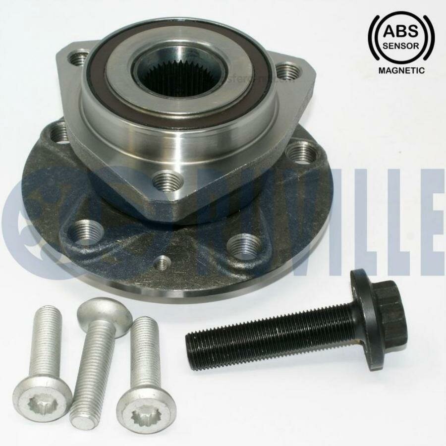 RUVILLE 221255 Подшипник-ступица пер. AUDI A3/VW GOLF V/ SKODA OCTAVIA