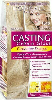 Краска для волос L'OREAL Casting Creme Gloss 10.10 Светло-светло русый пепельный