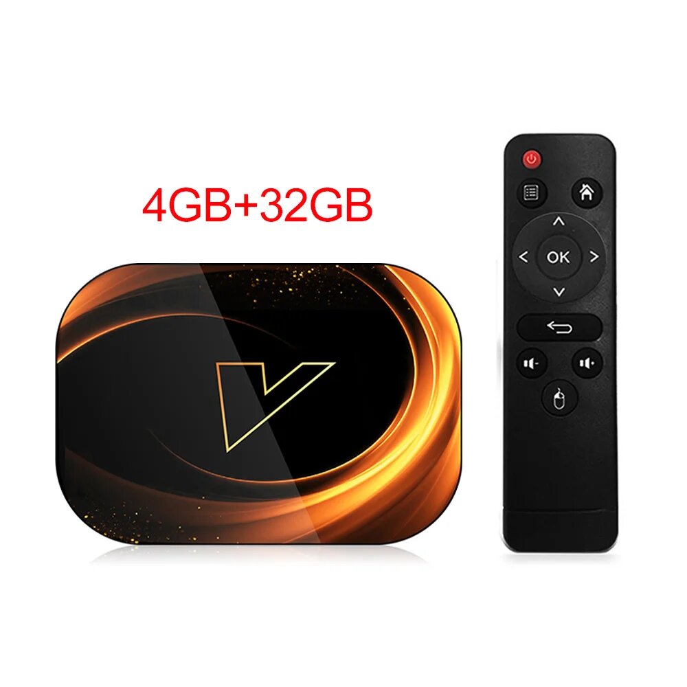 VONTAR X3 Smart TV BOX 4ГБ 32/64/128ГБ Американская вилка, 4GB 32GB