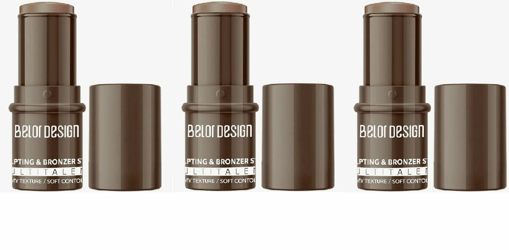 Стик-скульптор для лица BelorDesign Multitalent, тон 1, 3 шт, 20.1 гр.