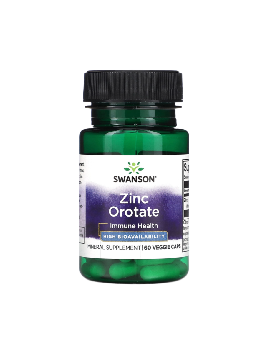 Swanson Zinc Orotate 10 mg 60 Veg Caps