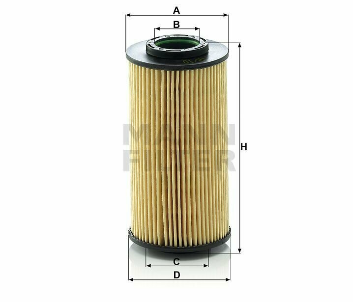 MANN FILTER HU 712/10 x Фильтр масляный