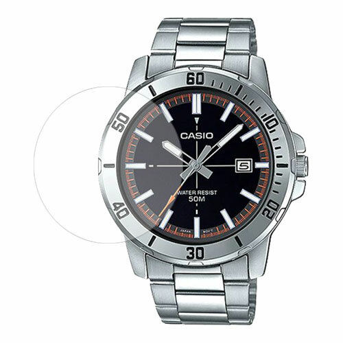 Скрин Мобайл защитный экран для часов Casio MTP-VD01D-1E2V из гидрогелевая плёнка прозрачная
